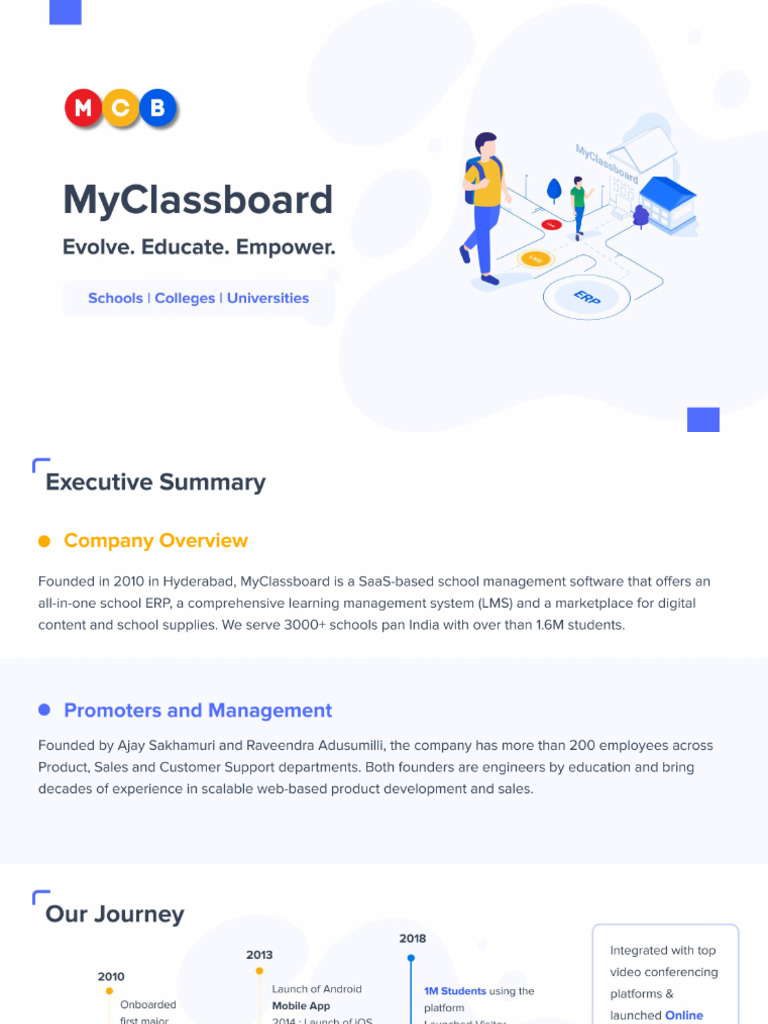 Presentation of My Class Board | PDF
