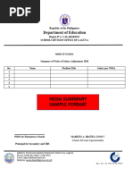 Nosa 2025 Template | PDF