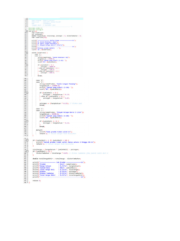 Print Modul 5 Eval | PDF