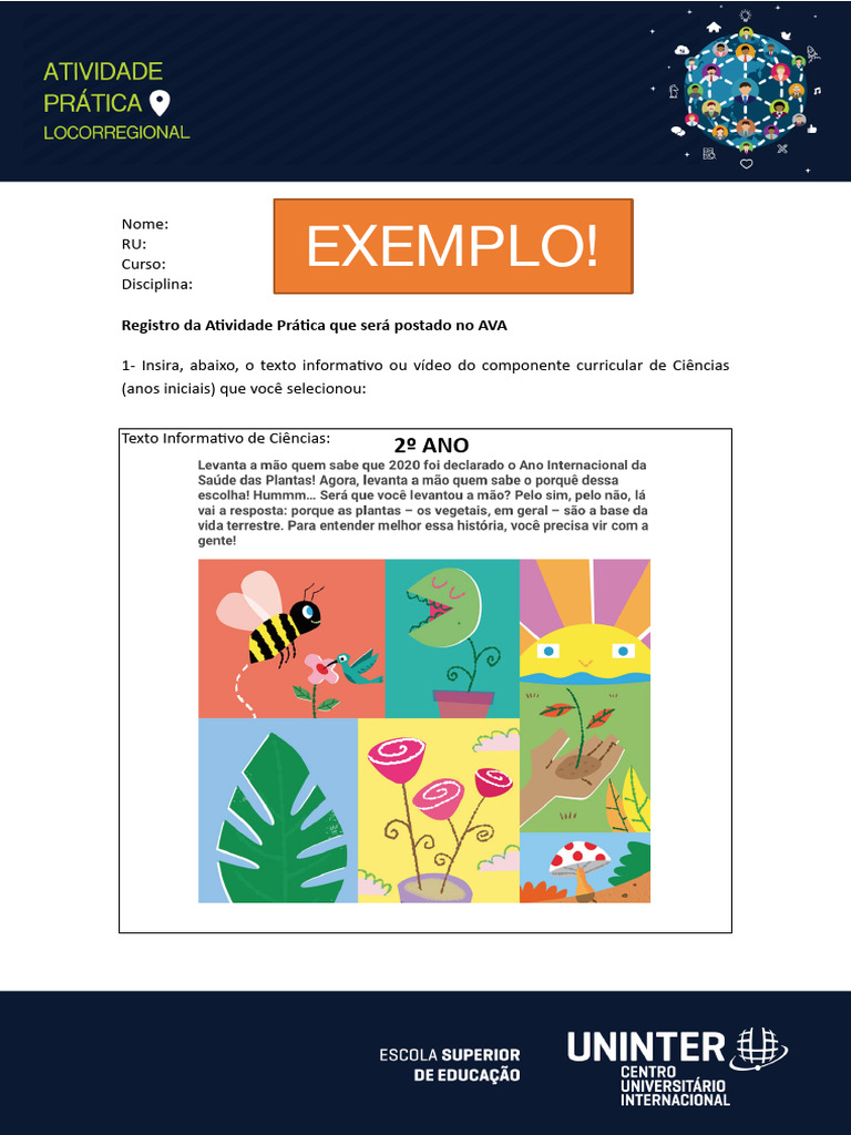 Atividades Interdisciplinares Em Ciências Pdf Carreira E