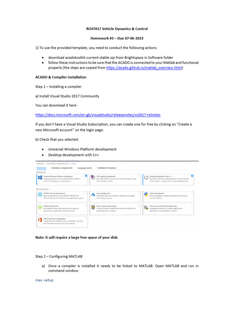 RO47017 HW03 Description | PDF | Matlab | Graphical User Interfaces