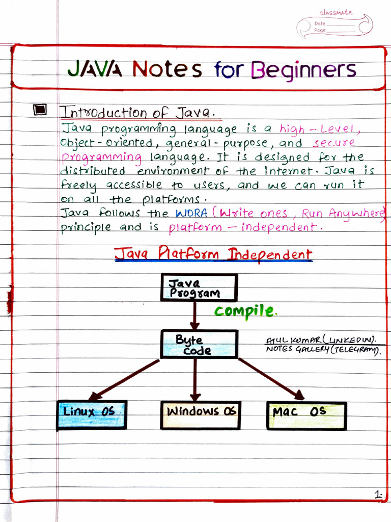 All About JAVA | PDF