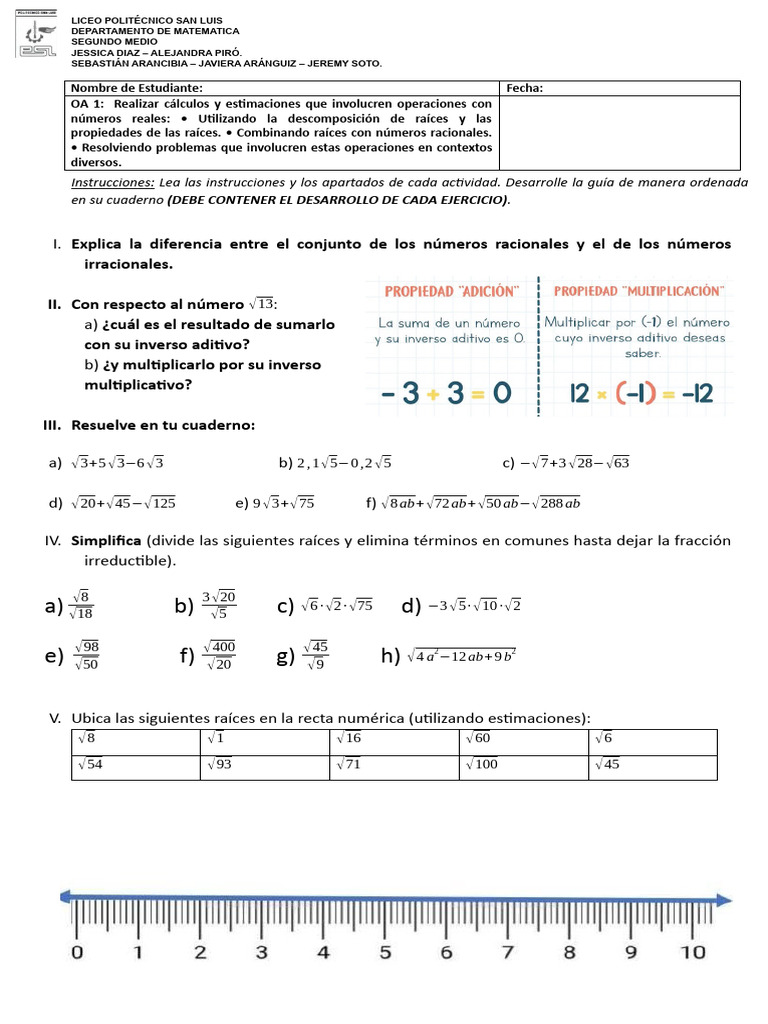 Guia Oa1 | PDF | Matemática Elemental | Teoría de los números