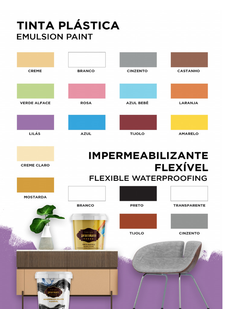 Solucoes de Construcao e Tintas Paint Catalog | PDF