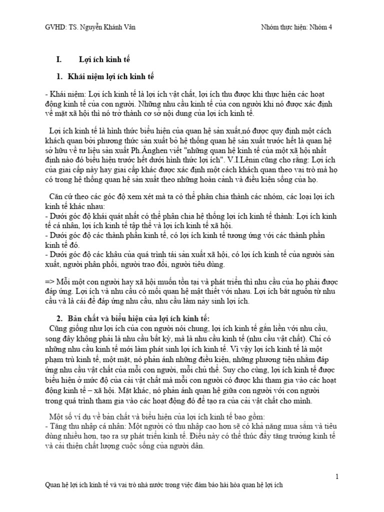 TiỂu LuẬn Ktct NhÓm 4 Pdf