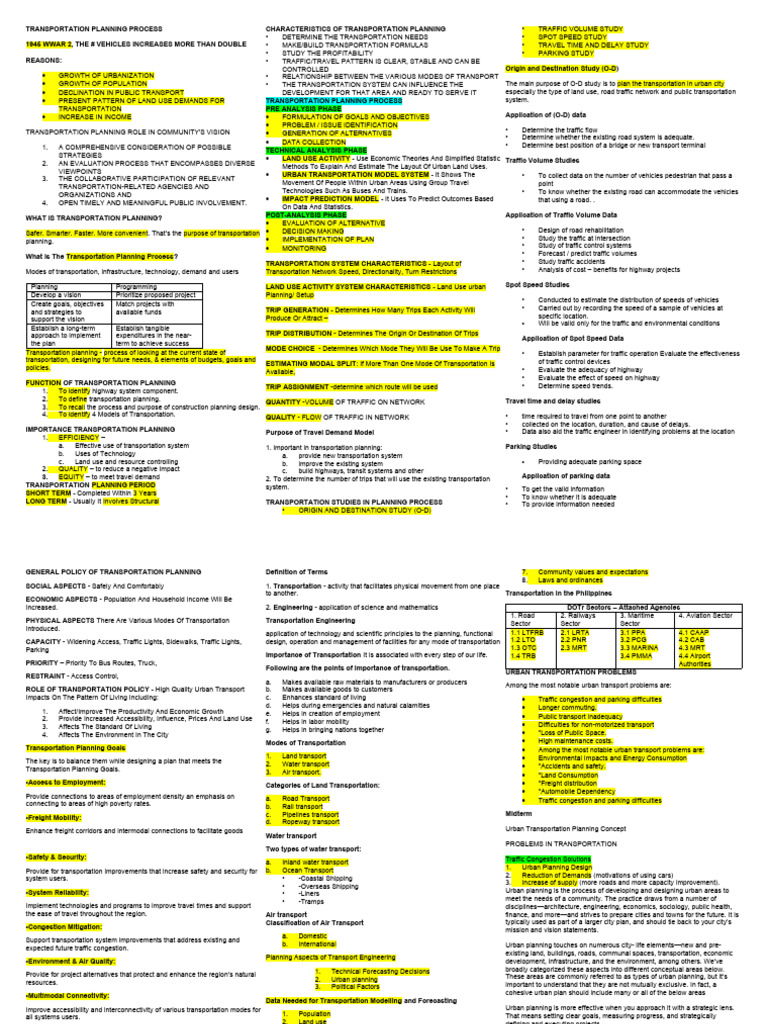 Transportation | Download Free PDF | Transport | Planning
