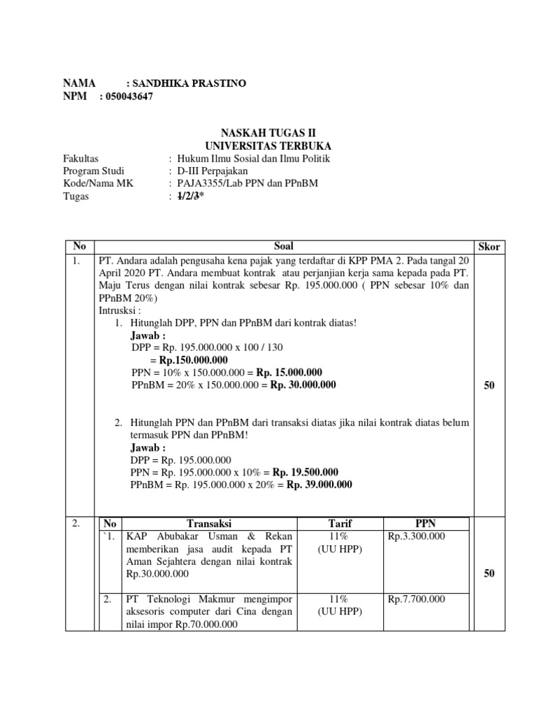 Tugas 2 Lab PPN | PDF
