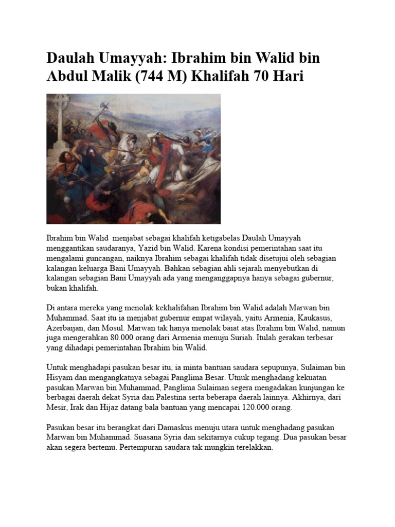 Daulah Umayyah | PDF | Sejarah