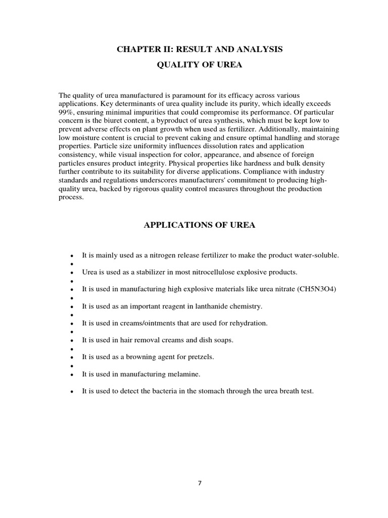 Applications of Ure1 | Download Free PDF | Fertilizer | Urea