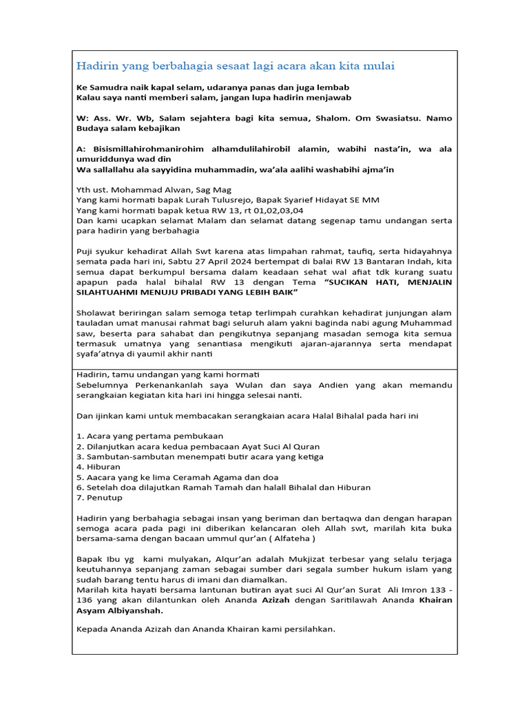 MC Halbil RW 2024 | PDF