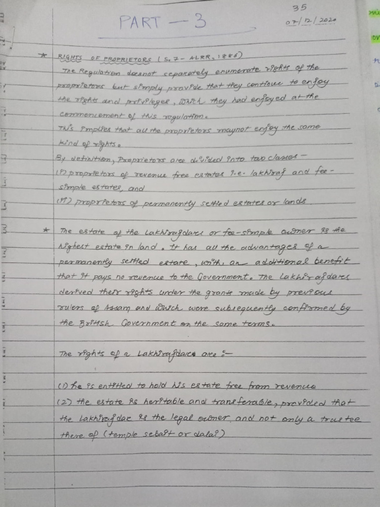 Land Law Part 3 | PDF