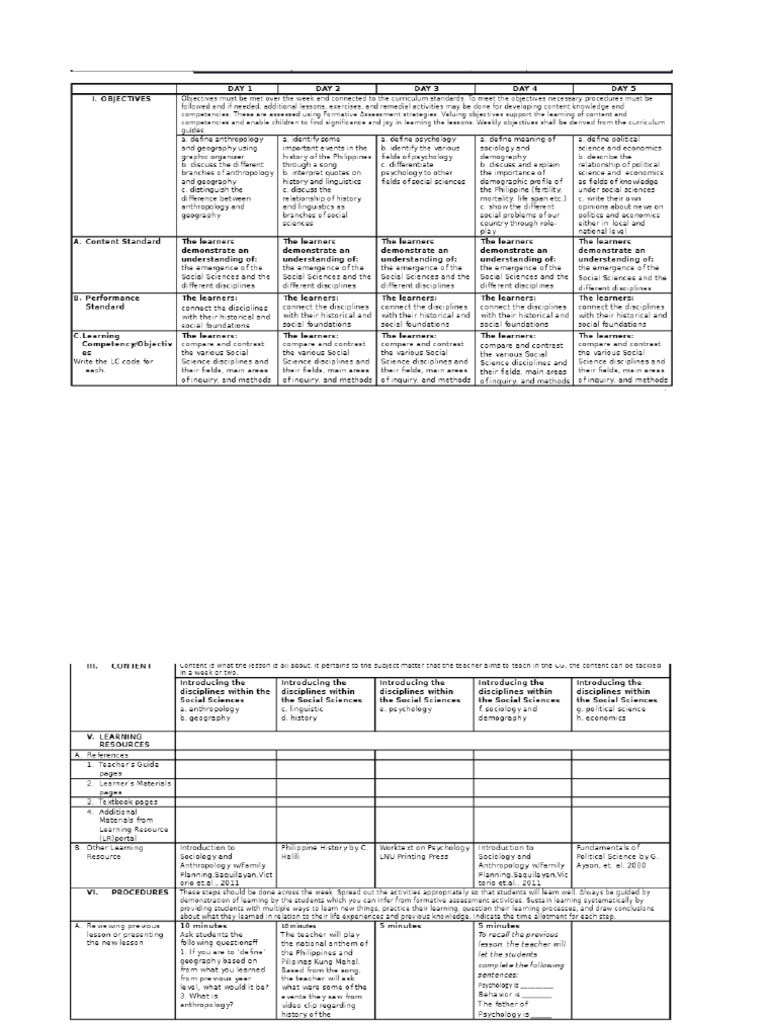 DLLin DISS Lesson 1 | PDF