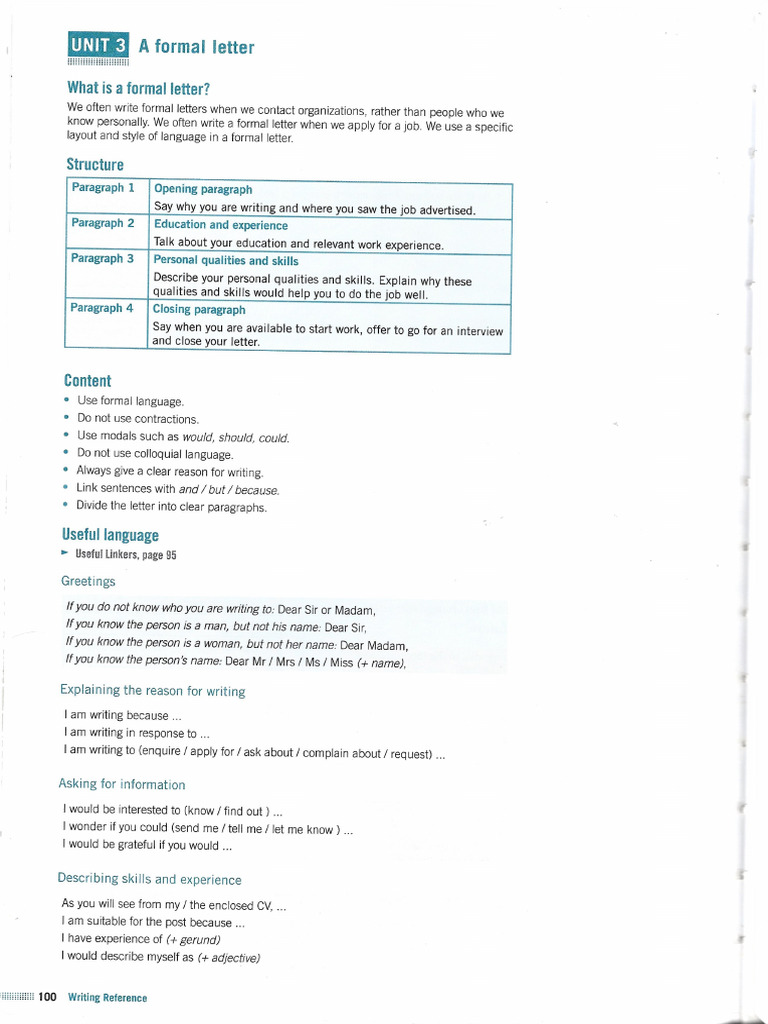 A Formal Letter 1 | PDF