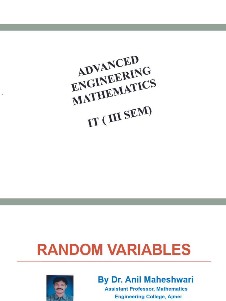 Random Variables | PDF