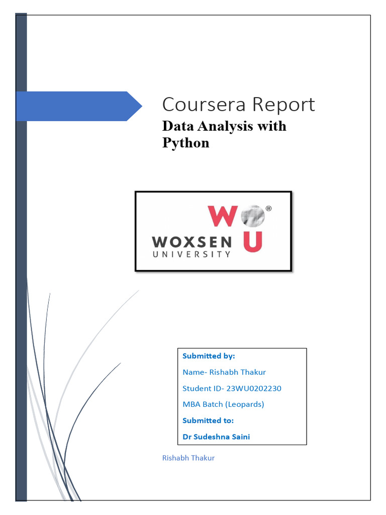 Coursera Report Pdf Statistics Data Analysis
