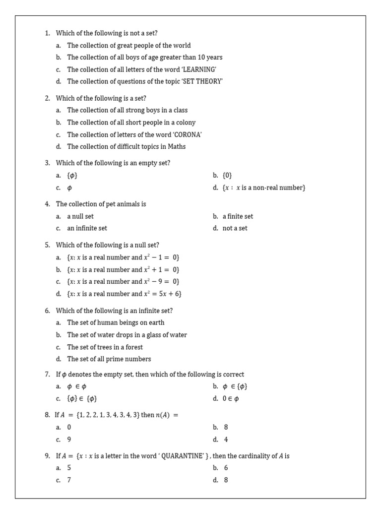 Fundamentals of Mathematics S1 PP April 17 | PDF | Numbers ...