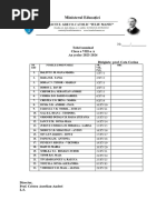 Tabel Nominal Cu Elevii Clasei A XII-A | PDF