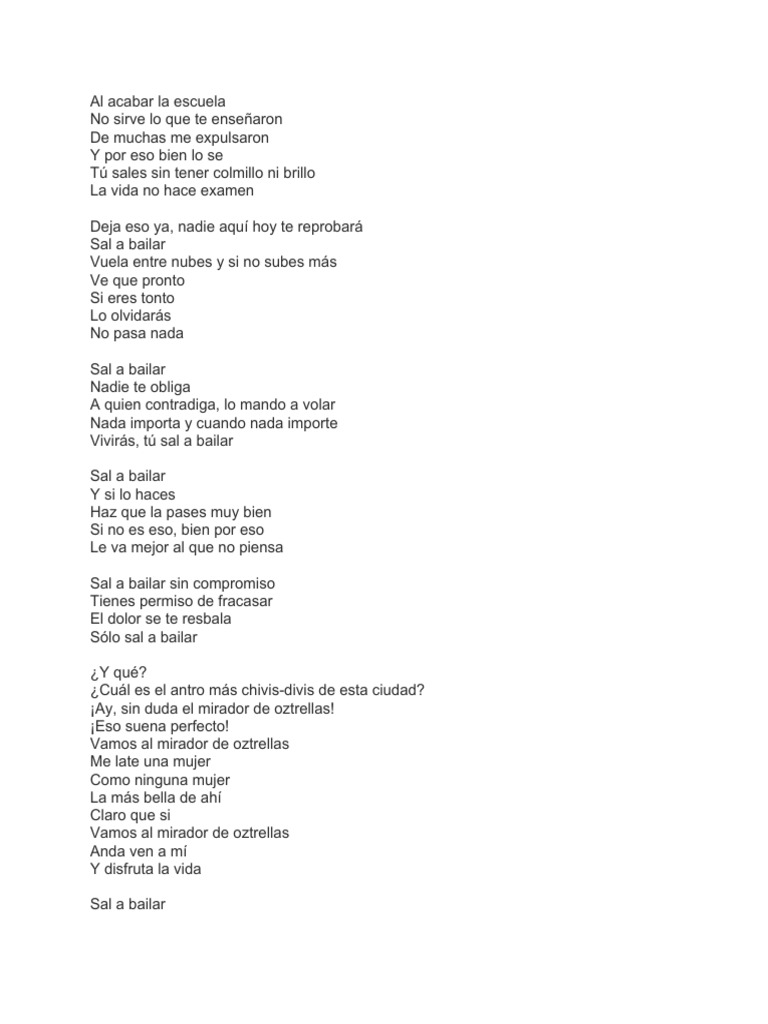 Dancing Through Life Letra Traduccion Al Español | PDF