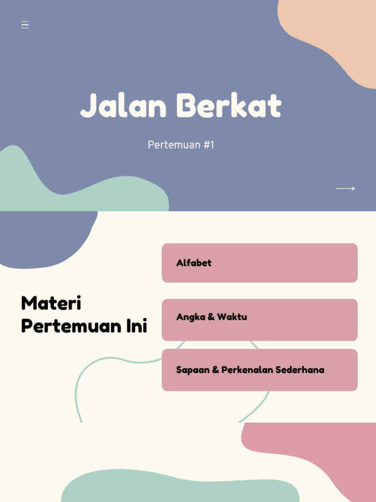 Jalan Berkat 1 | PDF
