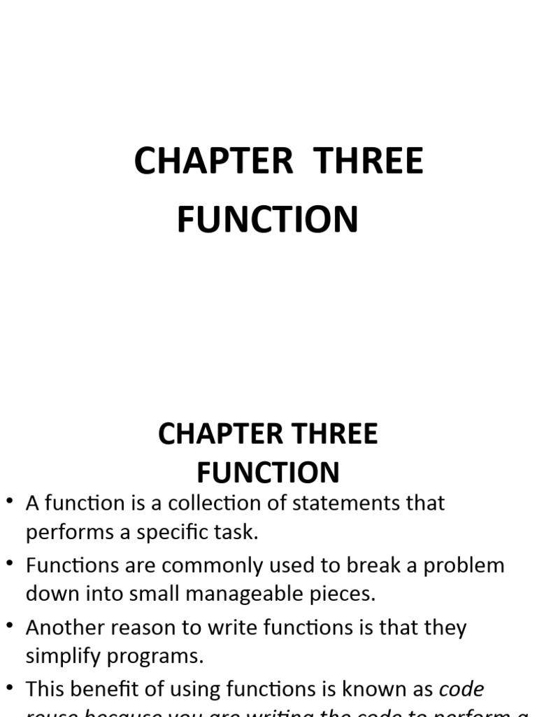Chapter 3 Function Pdf Parameter Computer Programming Computer Programming 4899