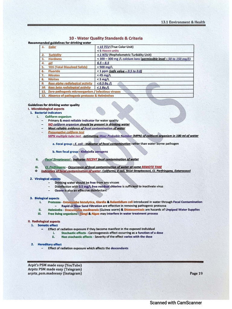 10 - Water Quality Standards | PDF