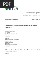 Sample Legal Notice 138 | PDF | Cheque | Negotiable Instrument