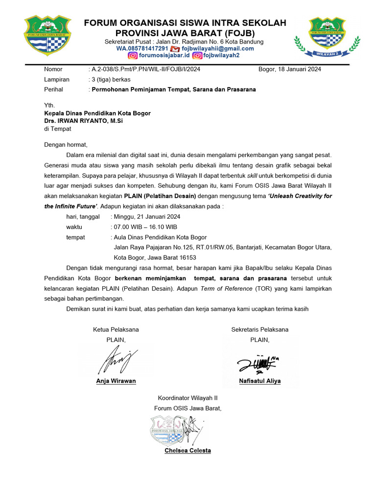 038 - S.PMT Disdik Kota Bogor | PDF