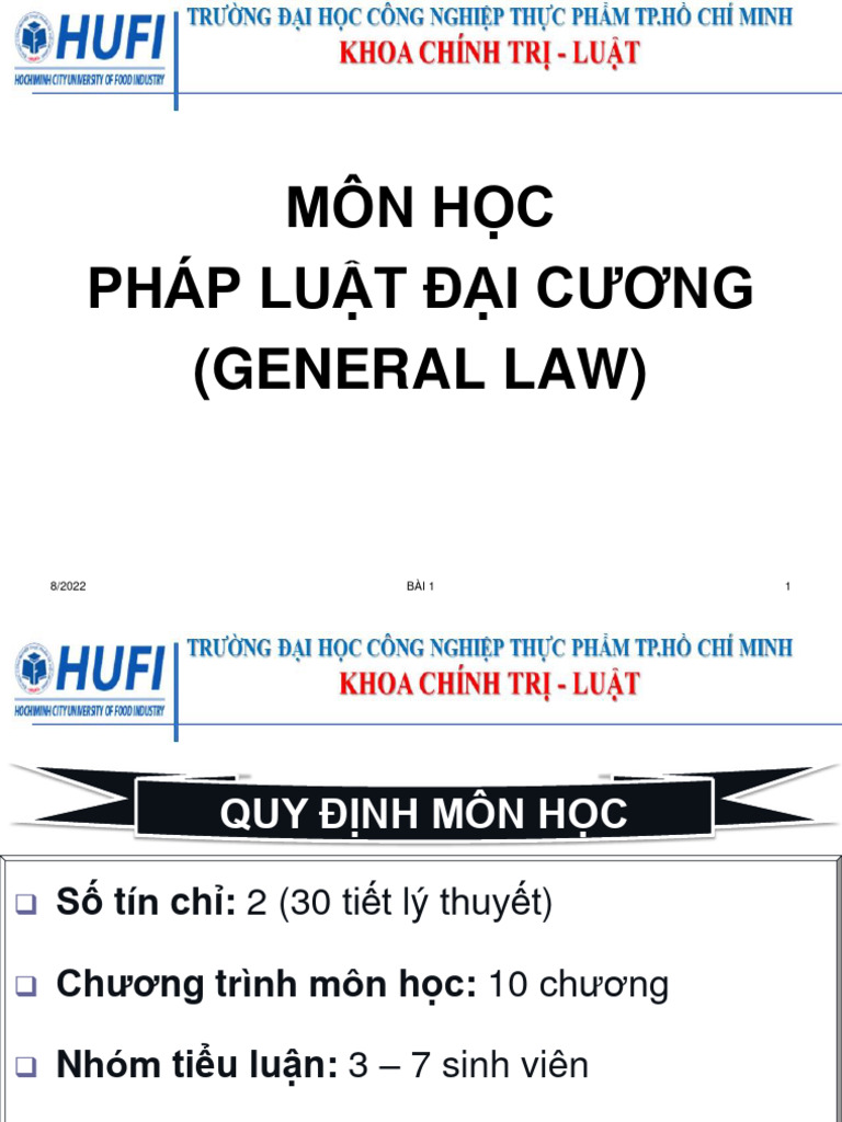Bai 1 Nhung Van de Co Ban Ve Nha Nuoc | PDF