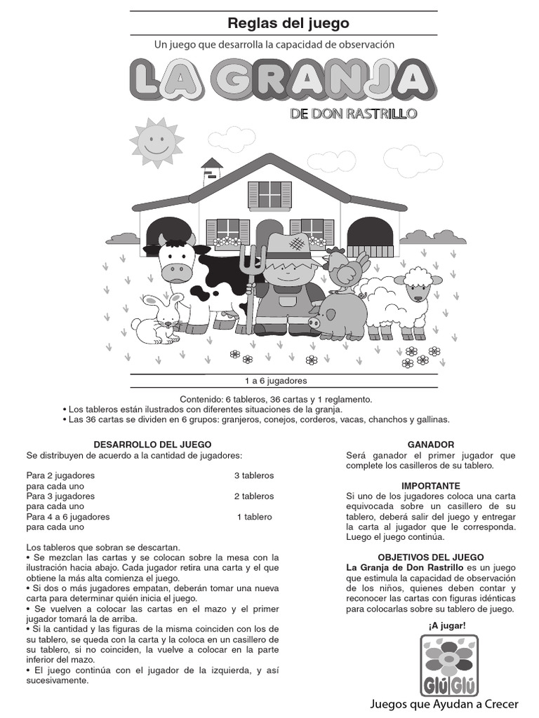Reglas de Juego Don Rastrillo en La Granja | PDF | Juego de azar | Deportes