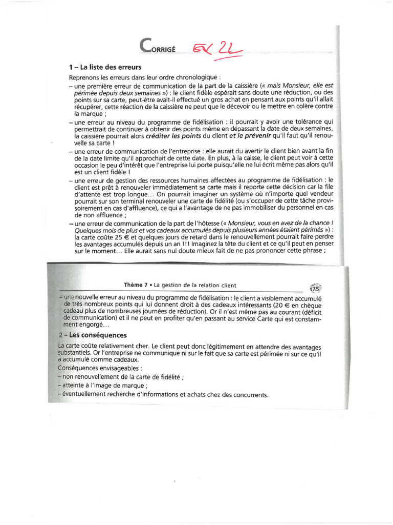 CORRIGE EX22 | PDF