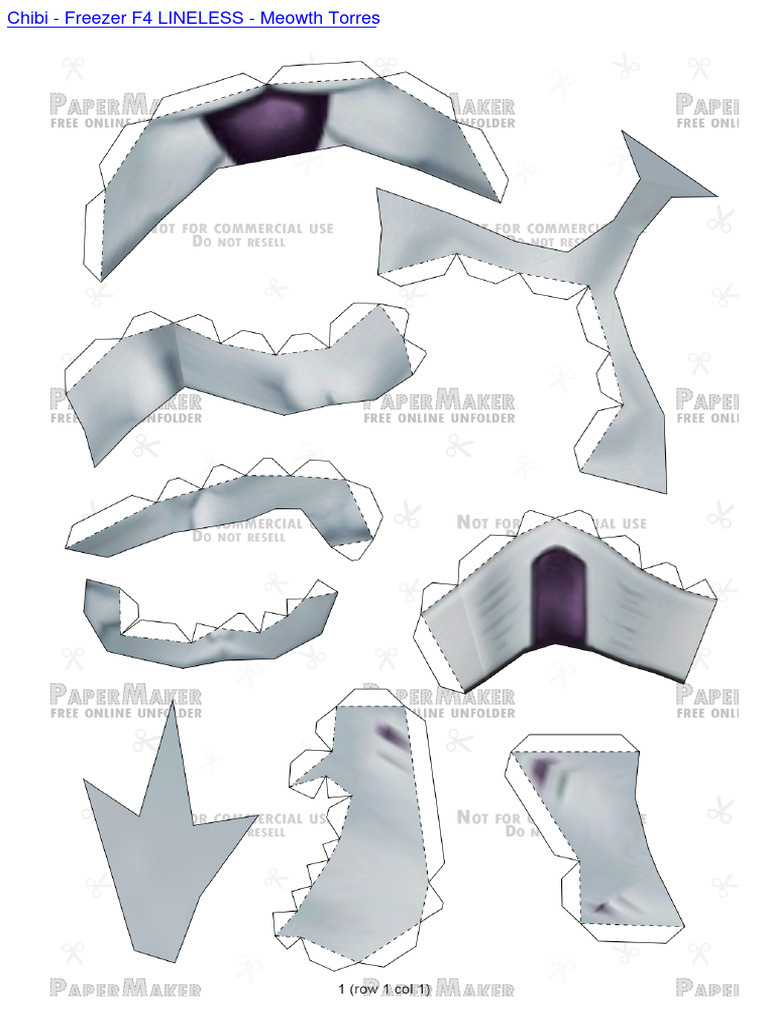 Chibi - Freezer F4 LINELESS - Meowth Torres | PDF