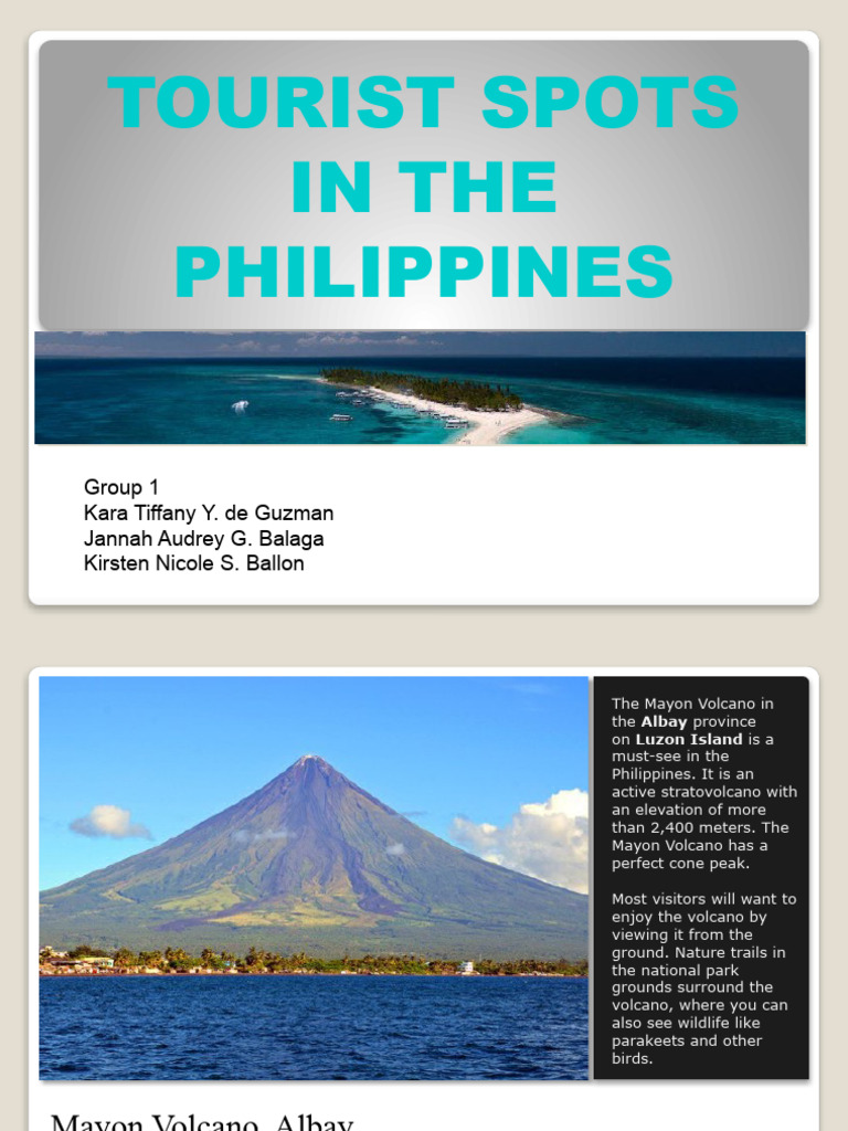 Tourist Spots Project | PDF | Earth Sciences