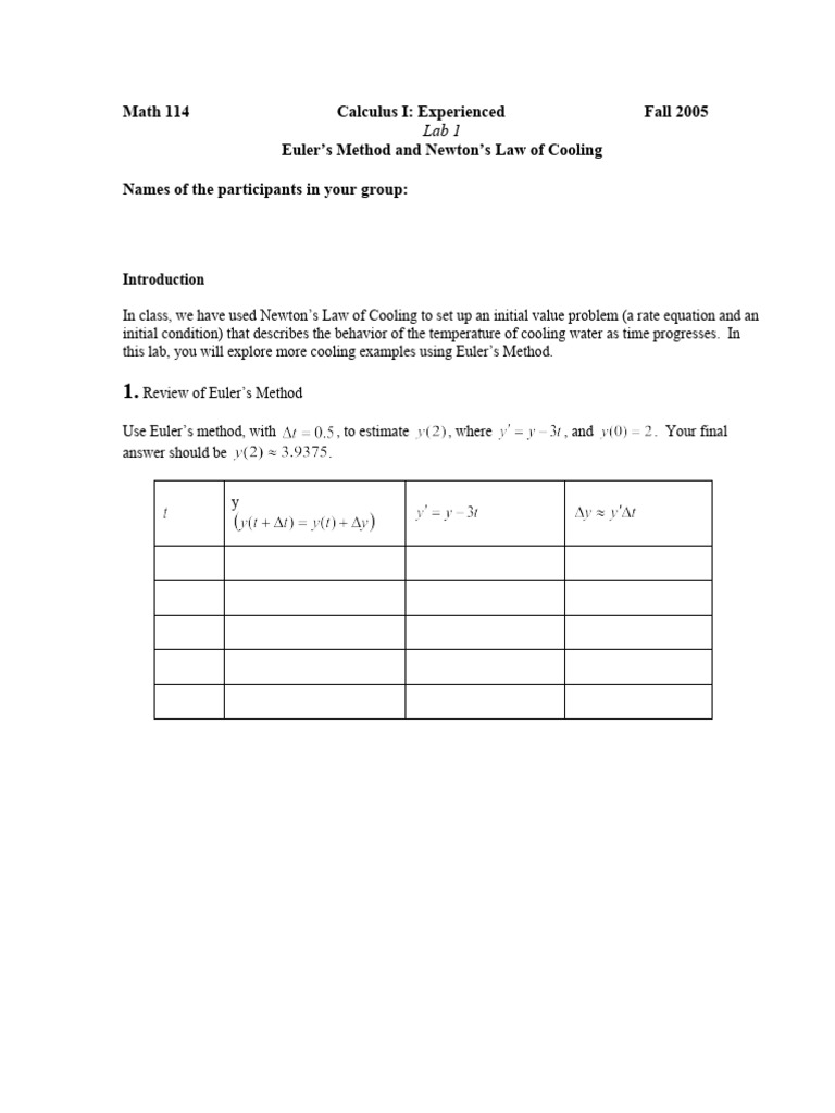 Lab1 Euler | Download Free PDF | Expected Value | Formula