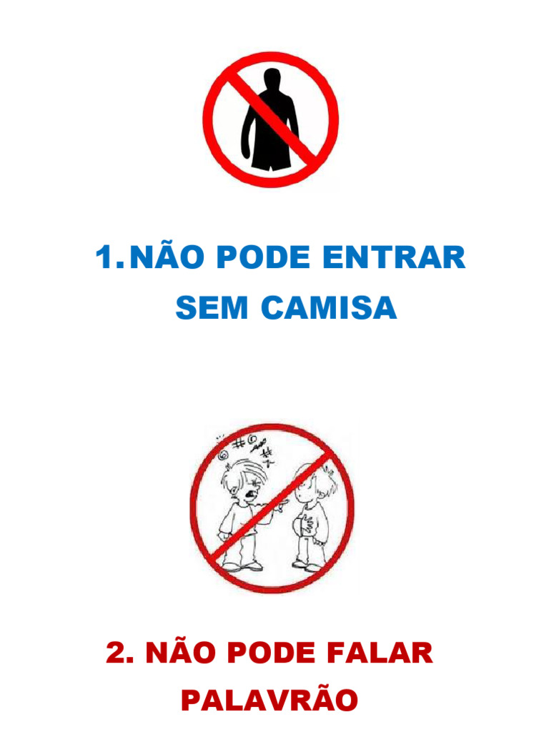 Regras de Comportamento Essenciais | PDF | Gastronomia, comida e vinho ...