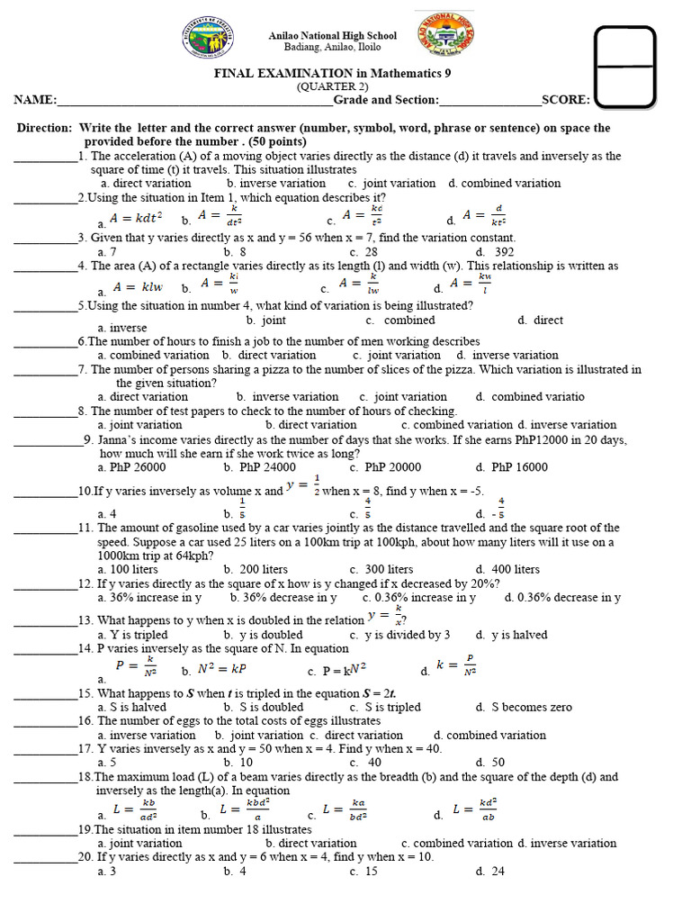Final FINAL Exam Math Apollo | PDF | Mathematical Objects | Mathematical Concepts