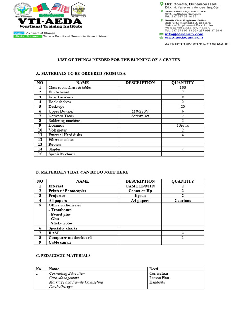 List of Materials | Download Free PDF | Computing | Computer Engineering