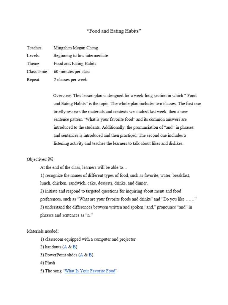 Lesson Plan Week 6 Protfolio | PDF | Lesson Plan | Human Communication