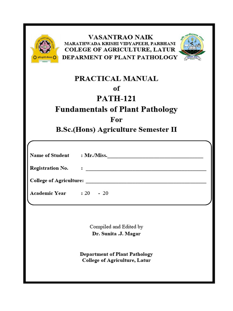 PATH-121 - II Semester Manual | PDF | Microscope | Spectrophotometry