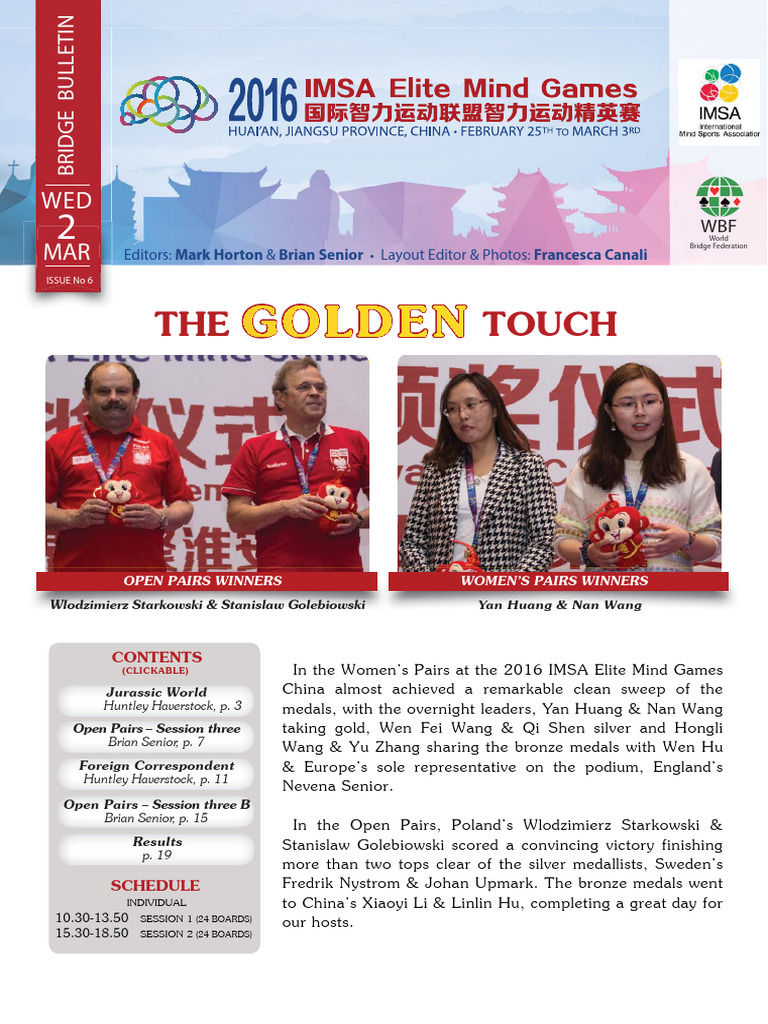 Bul_06 | PDF | Gaming | Games Of Mental Skill