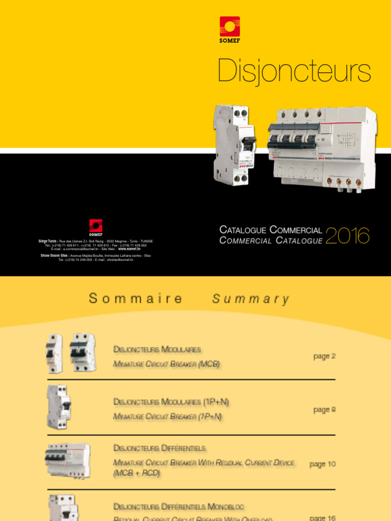 Disjoncteurs Différentiels 30mA | PDF | Ingénierie électronique ...
