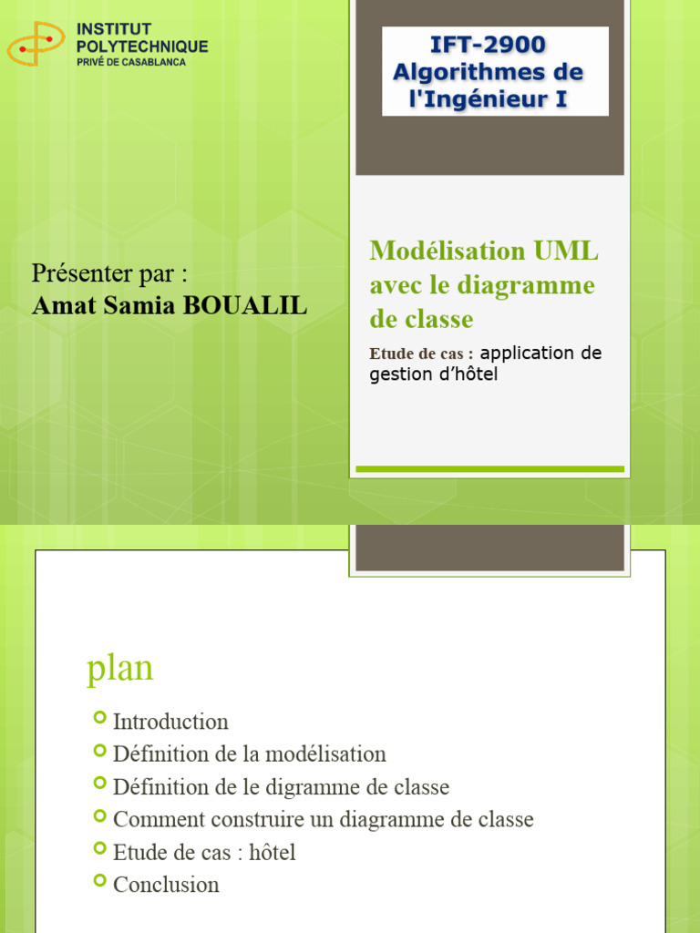 Présenter Par:: Modélisation UML Avec Le Diagramme de Classe | PDF ...