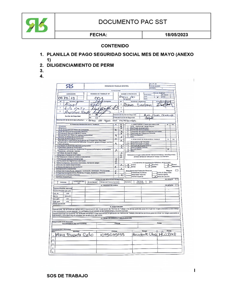 Documento Pac Amarilo Ryr | PDF