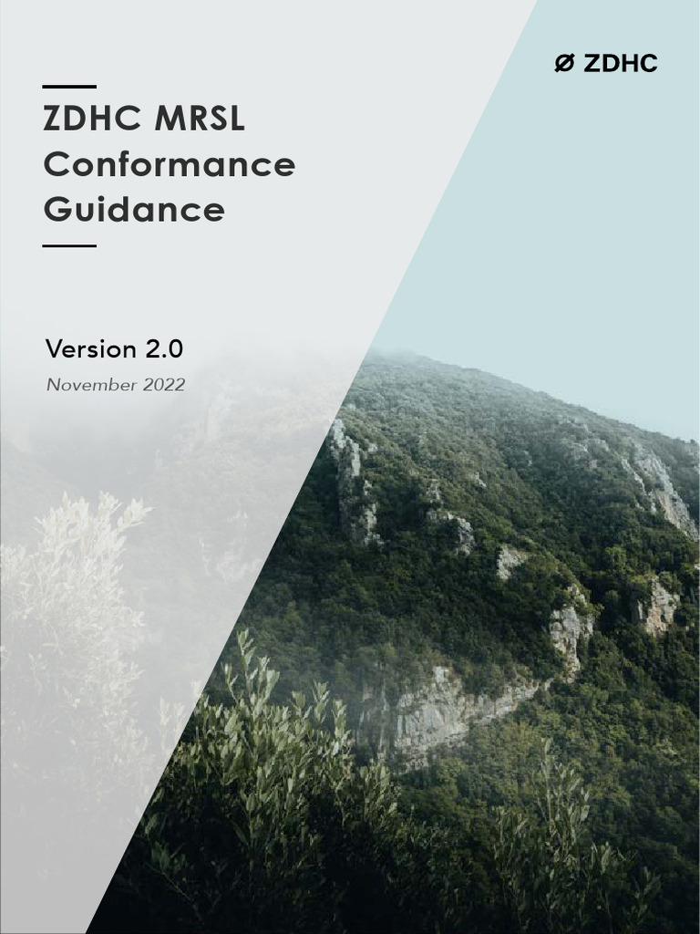 FINAL-ZDHC_MRSL_Conformance_Guidance_October_2022 | PDF | Occupational ...