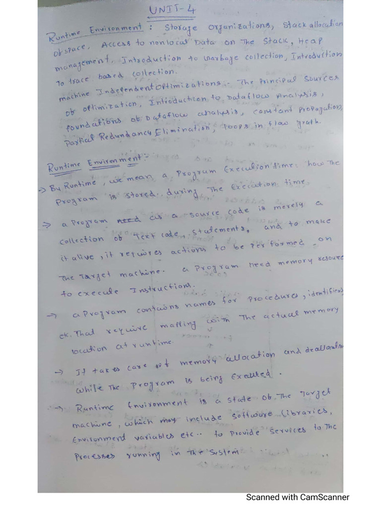 Handwritten CD Unit 4 | PDF