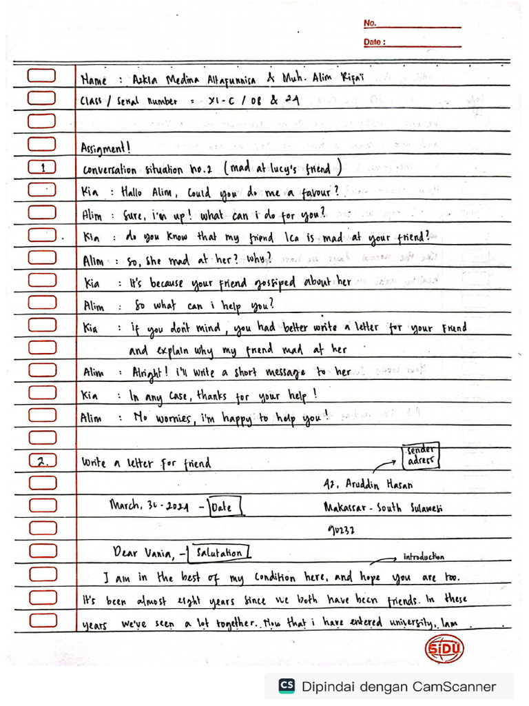 C5, Convo & Letter | PDF