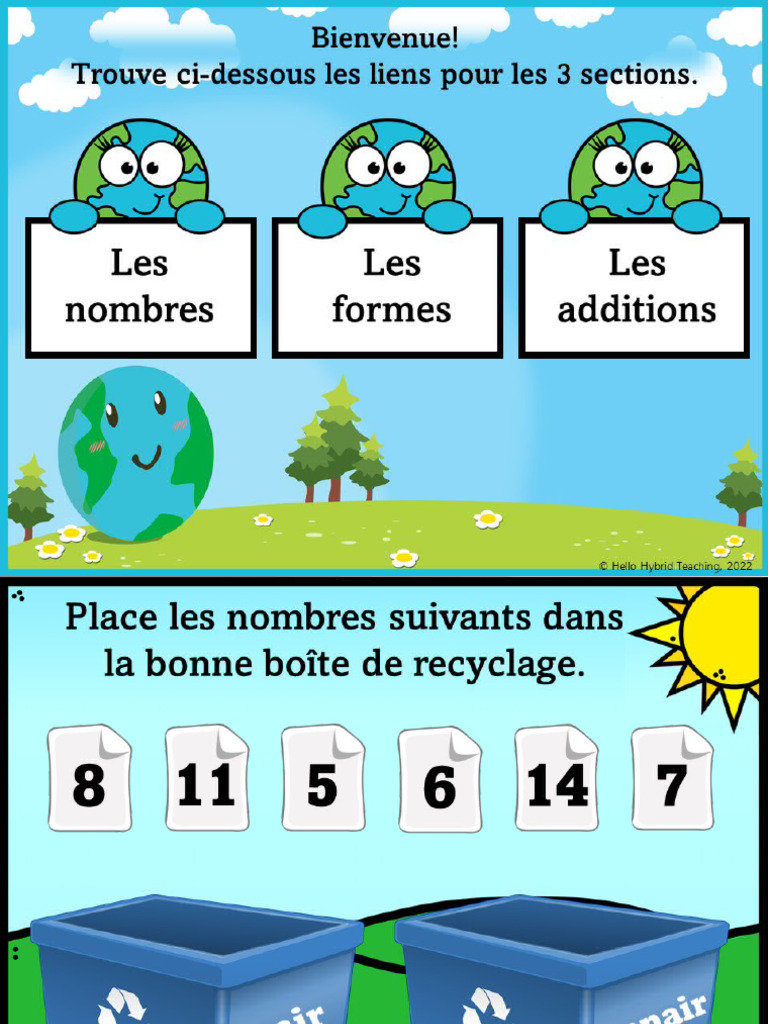 French Earth Day Math | PDF