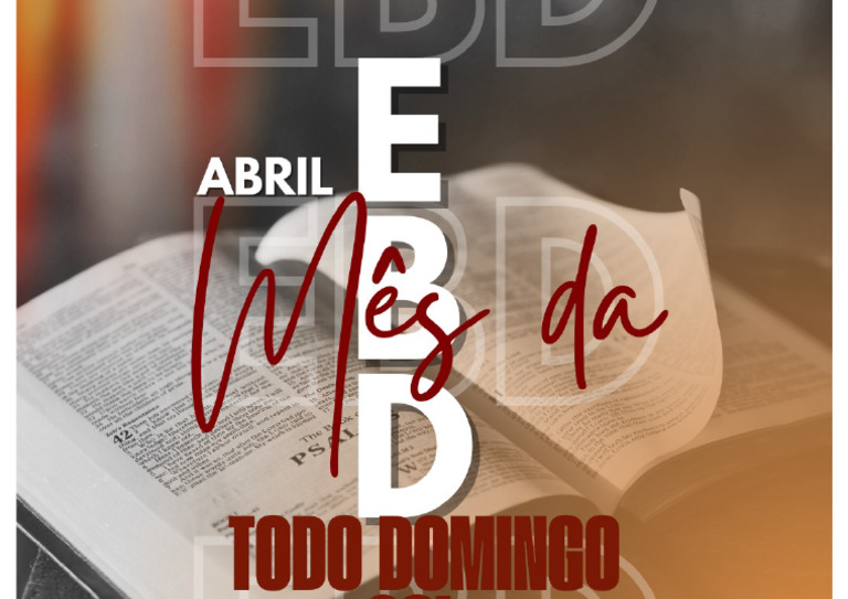 Banner EBD - Mês de Abril | PDF