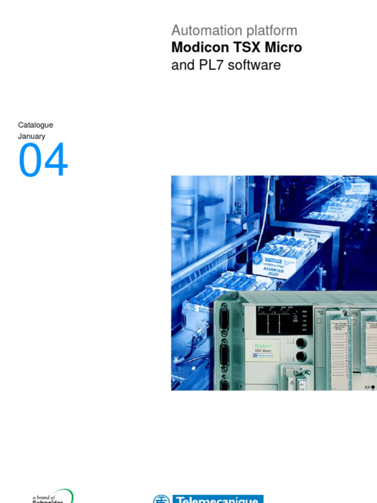 Modicon TSX Micro PLC Catalog | PDF | Programmable Logic Controller ...