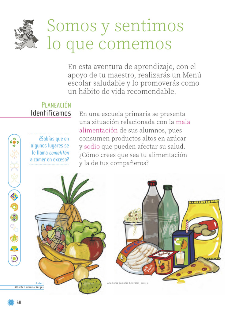 SOMOS Y SENTIMOS LO QUE COMEMOS Proyectos de Aula primer grado | PDF ...
