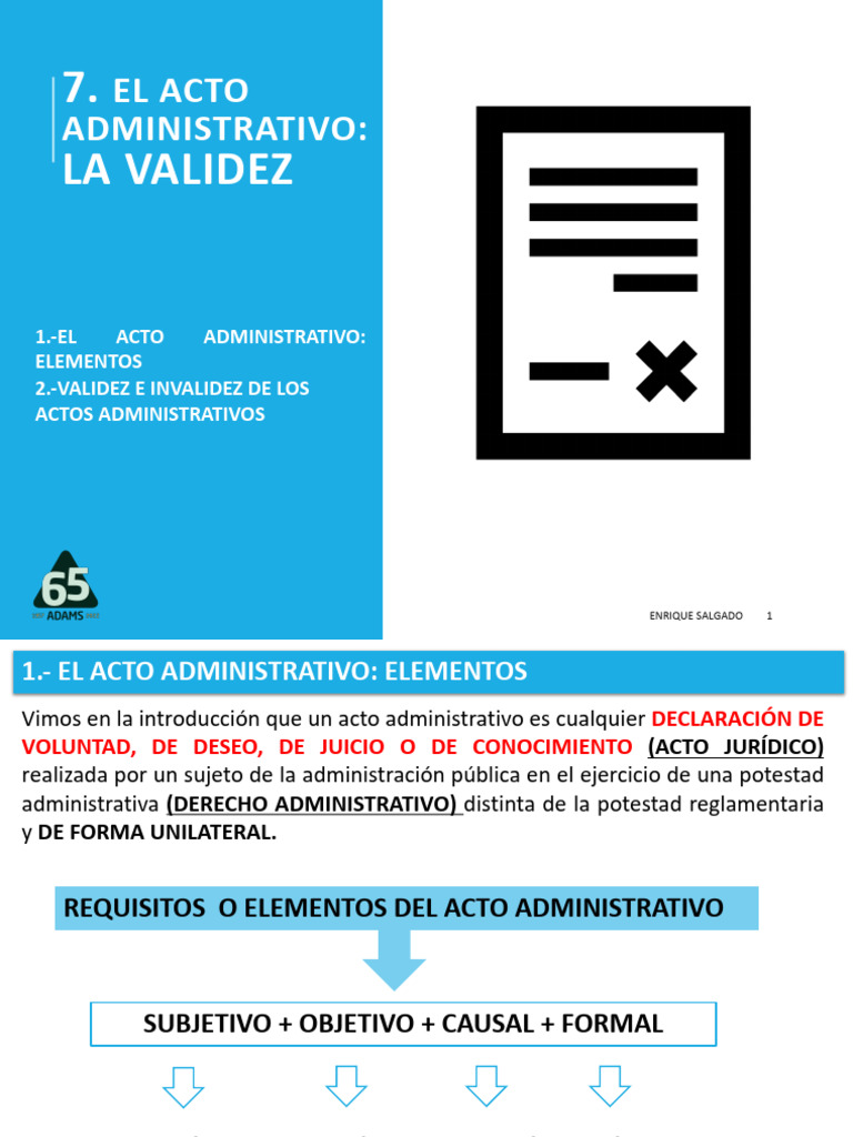 Ley39 7 VALIDEZ C2 | PDF | Nulo (ley) | Gobierno